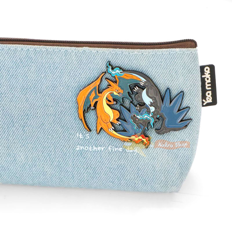 Pokemon Badge Pikachu Mewtwo Charizard Metal Brooch Children DIY Anime ...