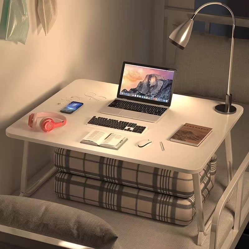 Bed Foldable Small Table Computer Desk Dormitory Student Lazy Bay ...