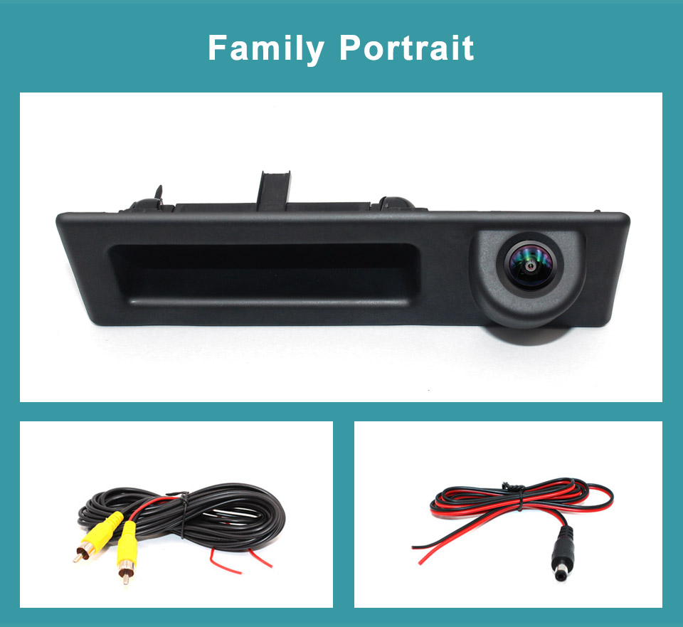 AHD 1920*1080P HD Night Vision Vehicle Rear View Camera For BMW 5 ...