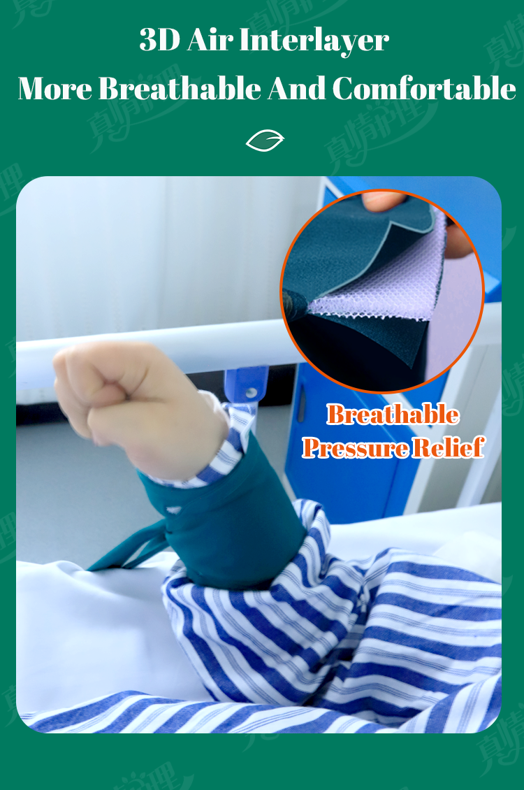 Zhenqinghuli 4PCS Restraint Strap Hand & Foot Universal Anti-scratch ...