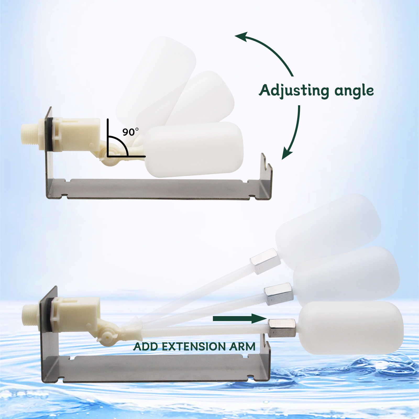 Water Fountain Auto Fill System Auto Water Leveler Float Valve Kit with ...