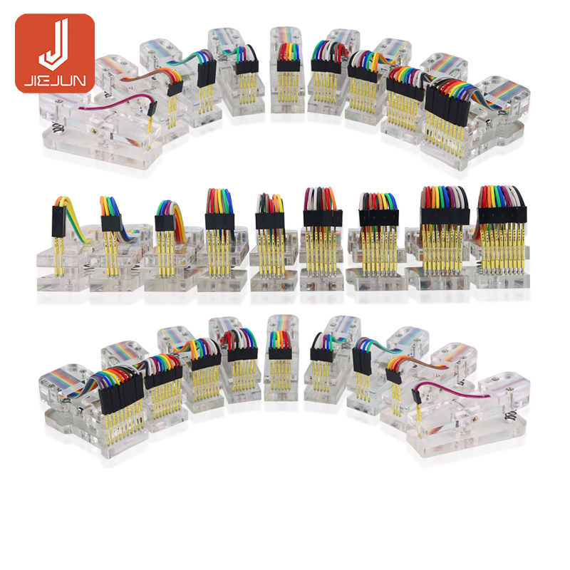 1.27/2.0/2.54mm Single row pitch test clip program Burn clip PCB burn ...