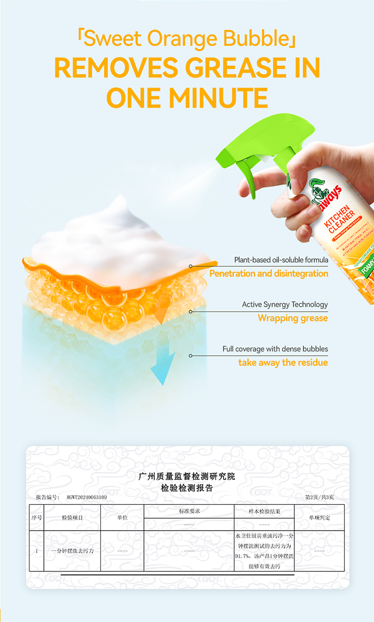 Seaways Anti-Grease Kitchen Cleaner (480g) | Shopee Malaysia