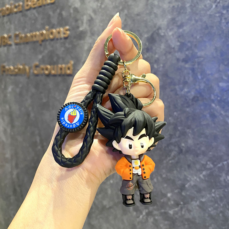 Cartoon Dragon Ball Wu kong Key chain and Wu kong Doll Pendant gift ...