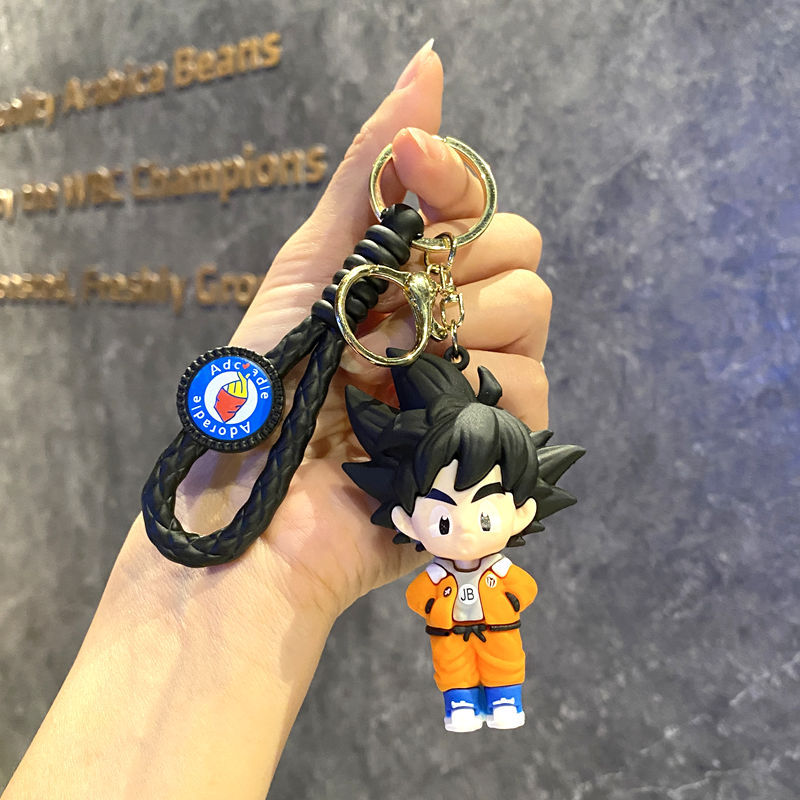 Cartoon Dragon Ball Wu kong Key chain and Wu kong Doll Pendant gift ...