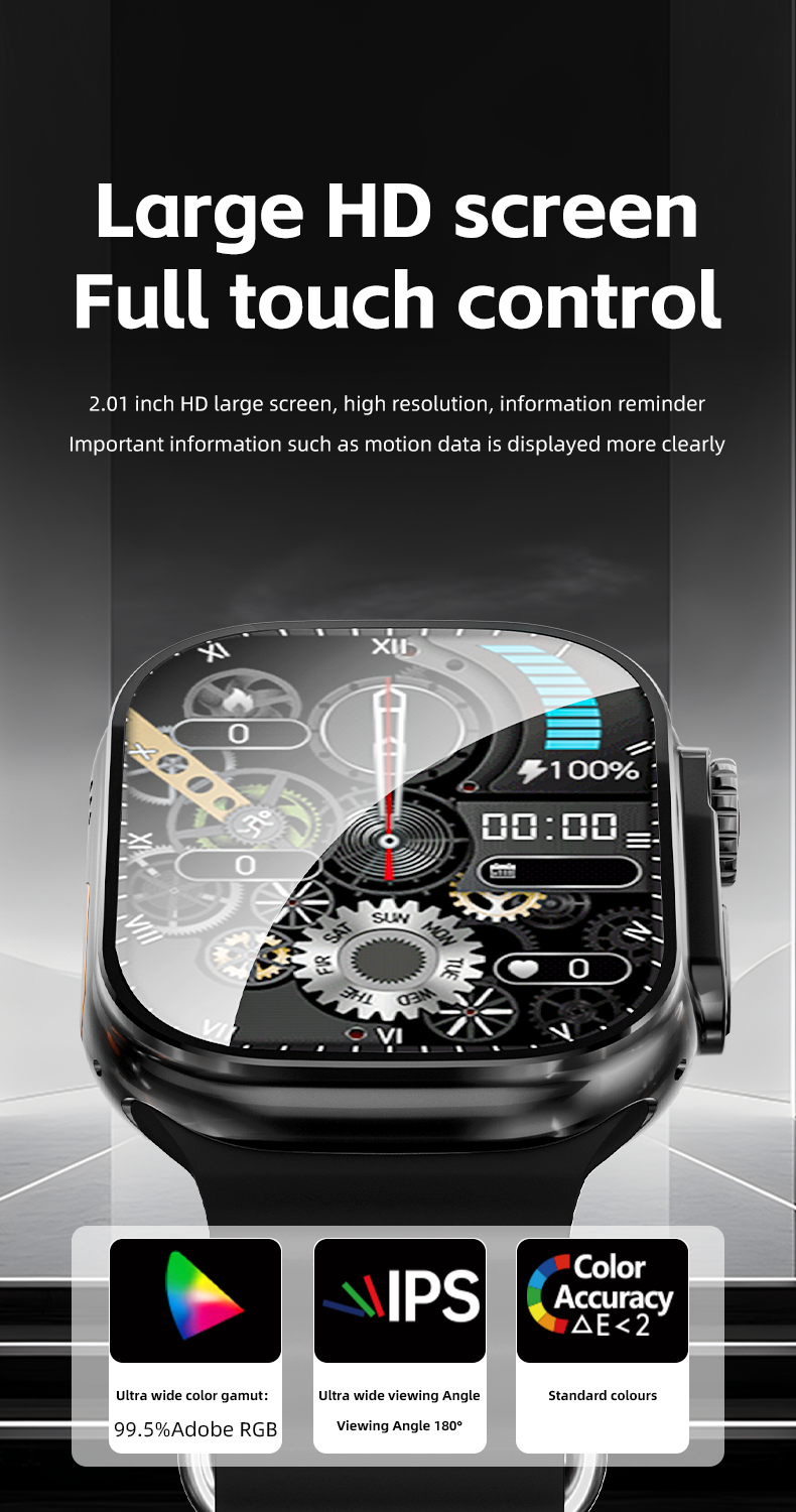 WS10 Ultra Smart Watch 5G Sim Card 3+1 Smartwatch 1GB RAM + 16GB Storage GPS Games NFC Camera ...