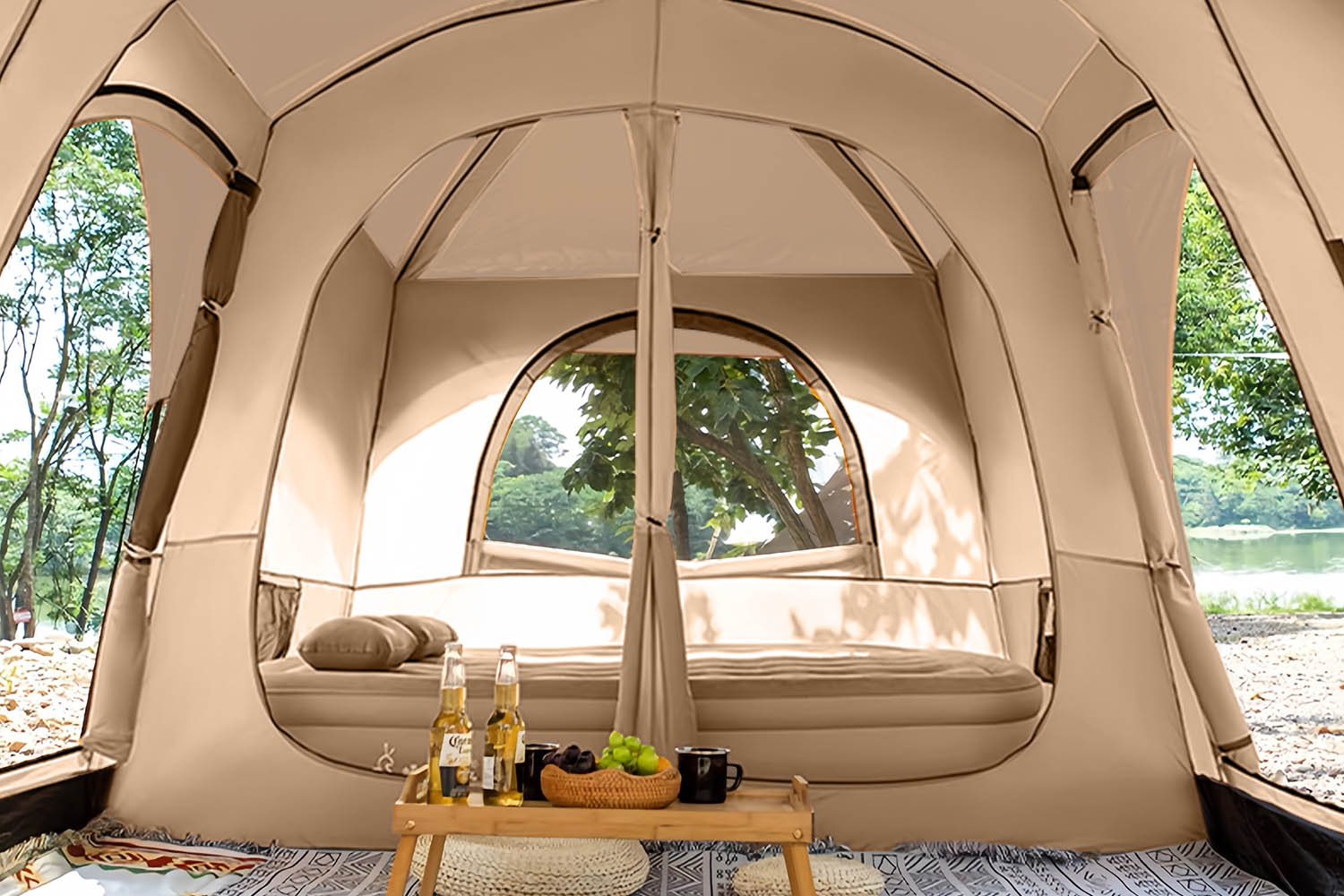 Mount peak camel tent camel tent large 8-12 people large camping tent ...