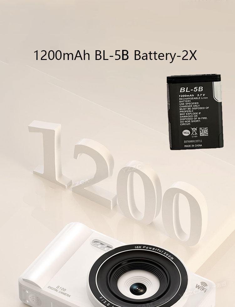 VETEK 10 Digital Camera 4K 75MP 2.8-Inch Touch Screen With Dual Lens ...