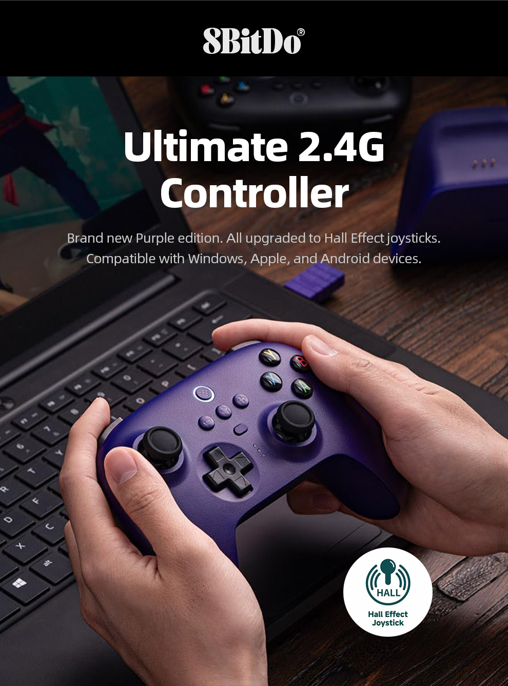 8BitDo - New Ultimate 2.4G Wireless, Hall Effect Joystick Update ...