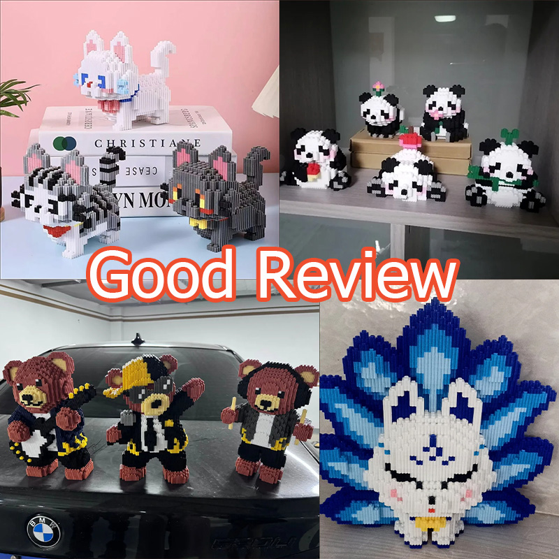 🚀Malaysia Delivery🚀Big Building Block Toys for Boys Fox Blocks Cartoon ...