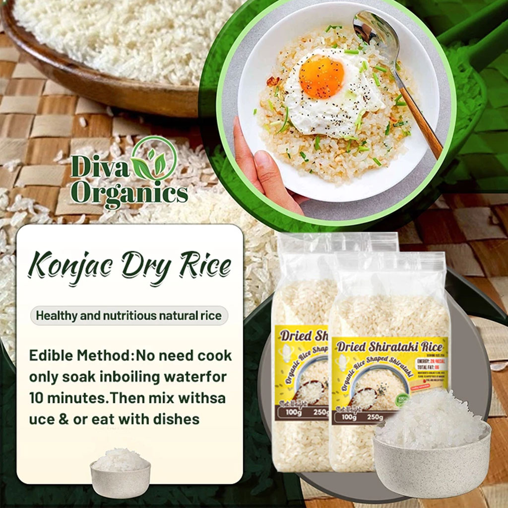 [ Halal ] Konjac Rice Konjac Dry Rice Beras Konjac No Need to Cook ...