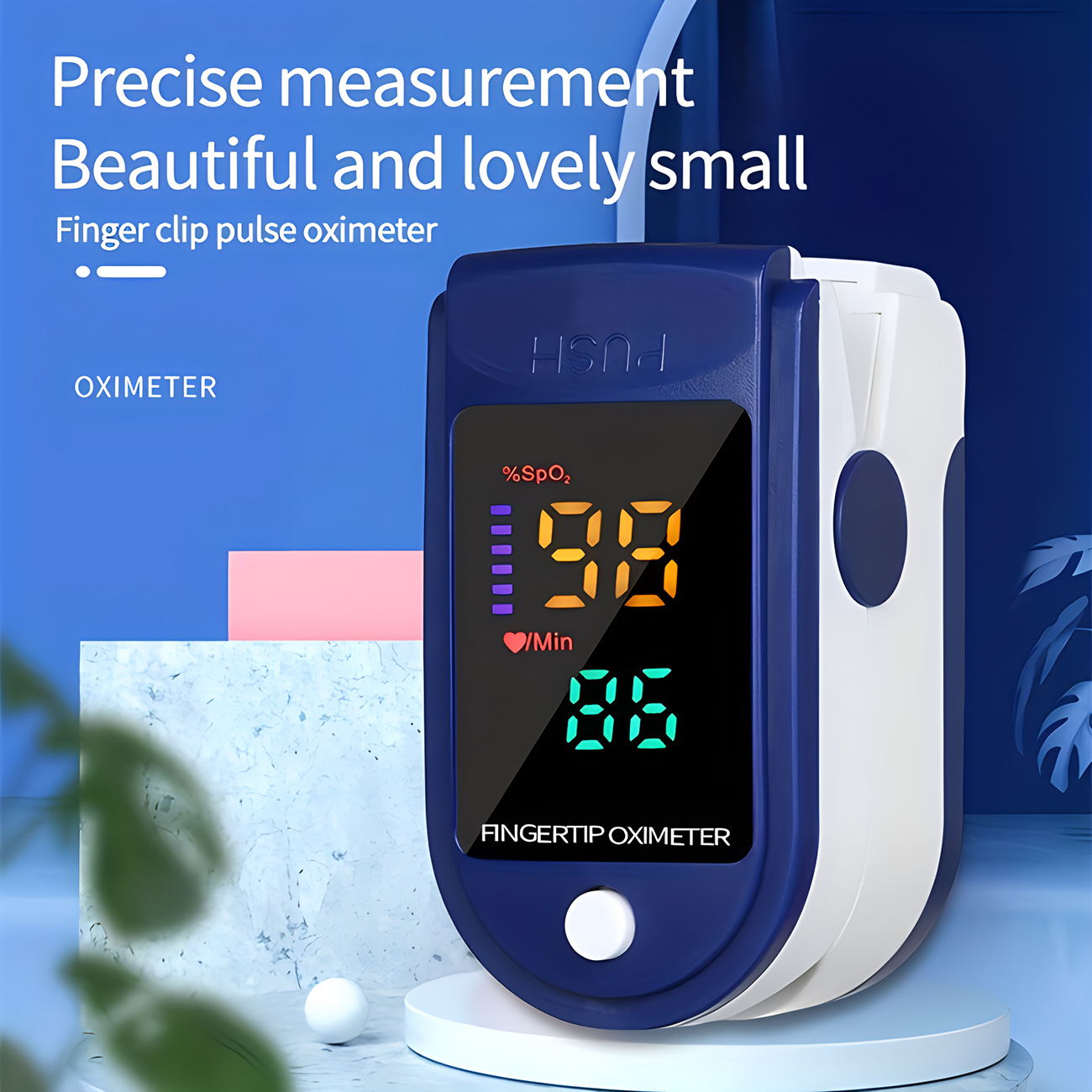 Finger Pulse Oximeter SPO2 PR PI RR Blood Oxygen Saturation Meter Heart ...