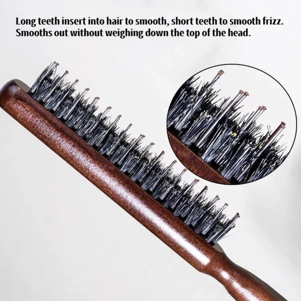 3 rows of sideburns fluffy pointy tail comb hair Fluffy long handle ...