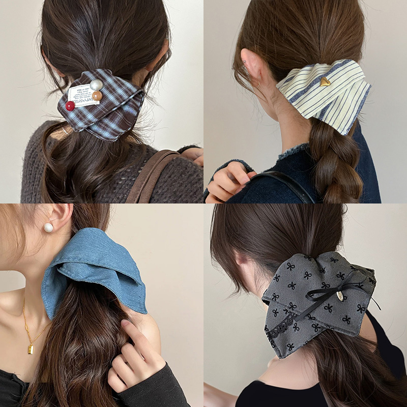 French Large Intestinal Circle New High-end Square Scarf Hair ...
