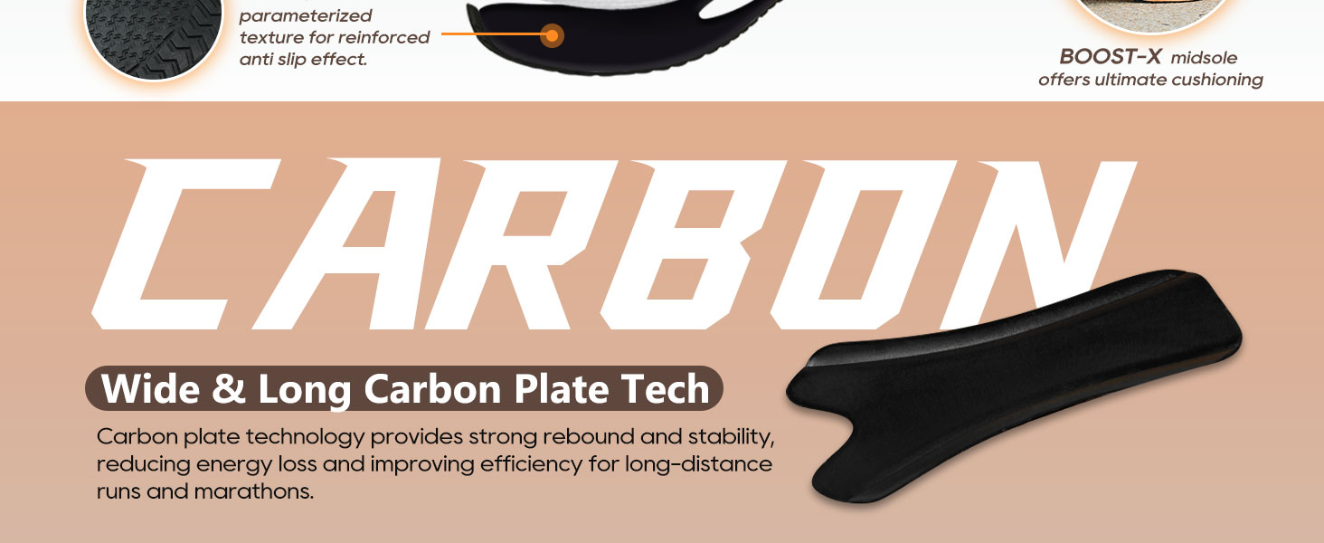 Hawkwell Women Professional Lightweight Carbon Plate Running Shoes ...