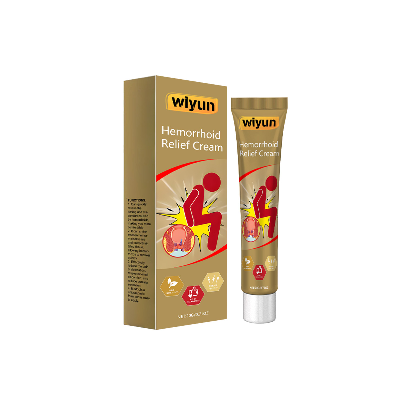 Hemorrhoid Relief Cream Relieve Hemorrhoid Pain Rapid Swelling ...
