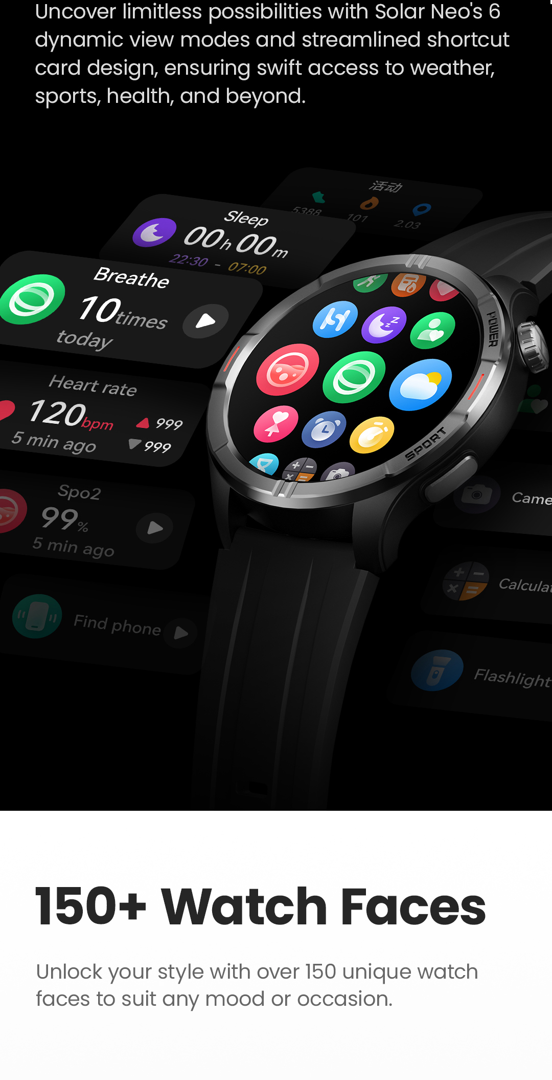 Haylou Smart Smart Runner 1.53-inch HD Display Voice Assistant call ...