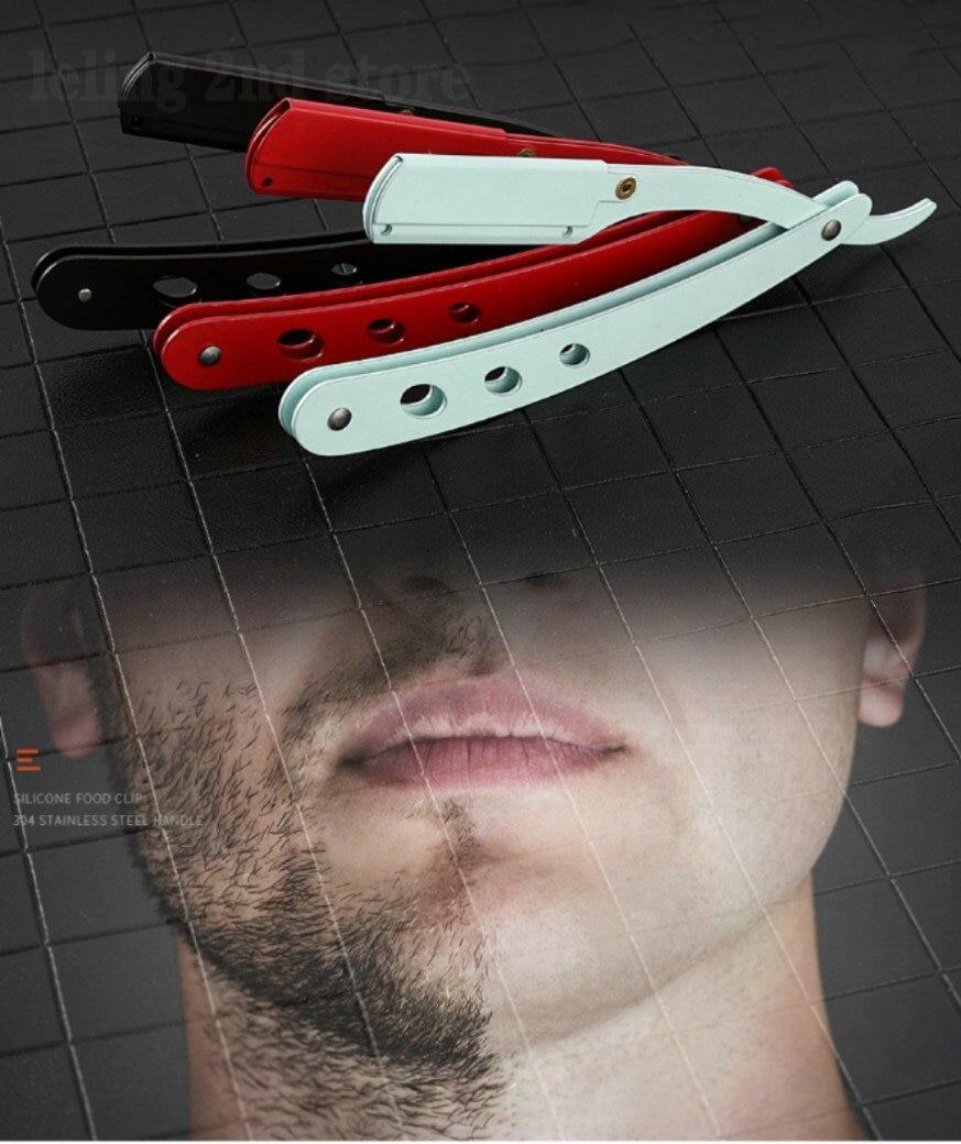 Colorful Professional Manual Straight Edge Razor, Stainless Steel Sharp ...