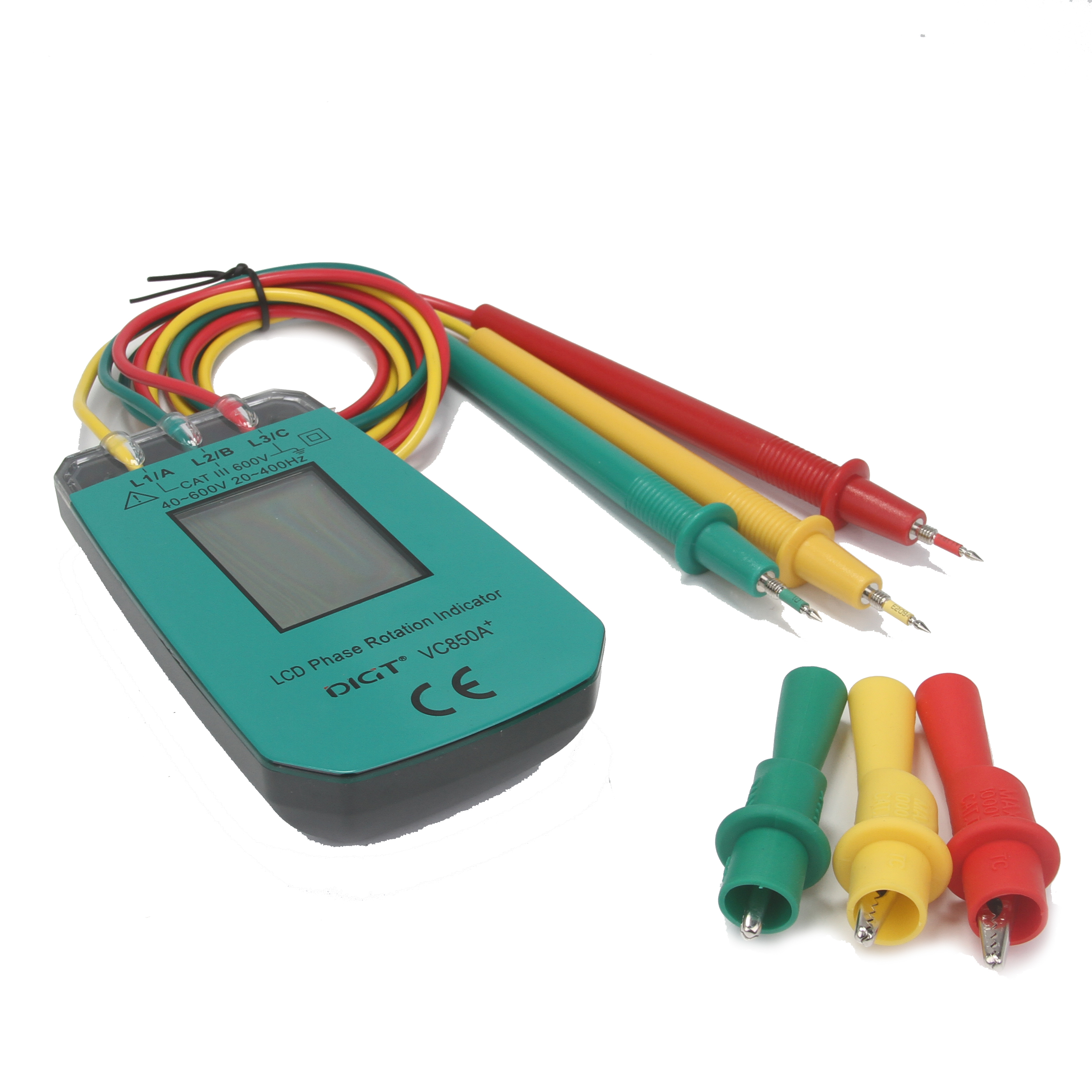 NEEBRC VICTOR VC850A 3 Phase Sequence Rotation Indicator Tester 200 ...