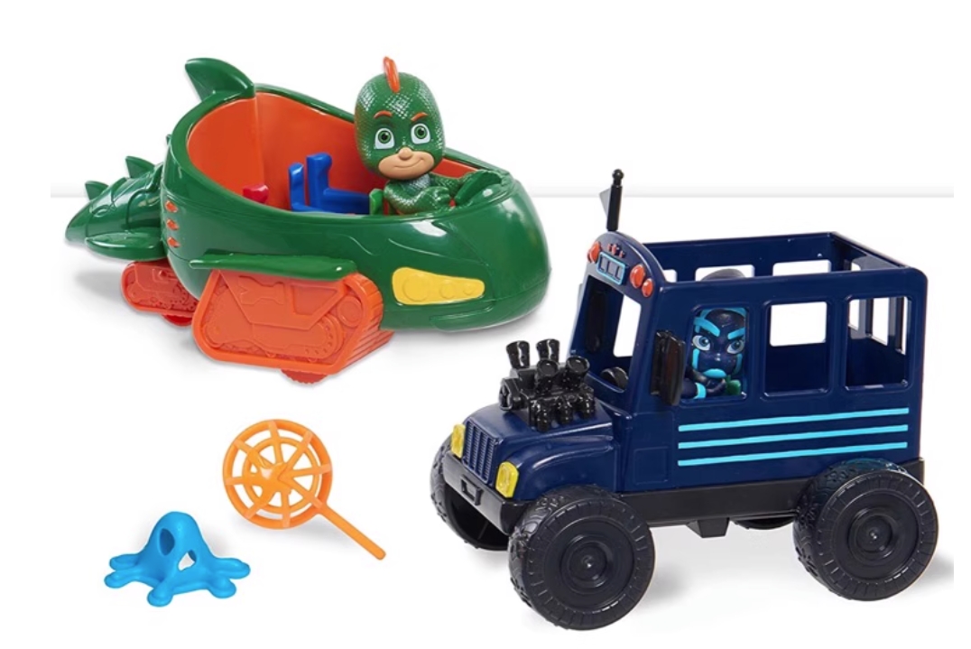 Disney Junior PJ Masks Nighttime Adventure Gekko-Mobile & Night Ninja ...