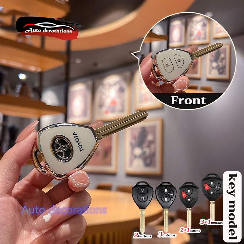 TOYOTA car key case For Toyota yaris/Fortuner/Vitz/Vigo/vios/Hilux ...