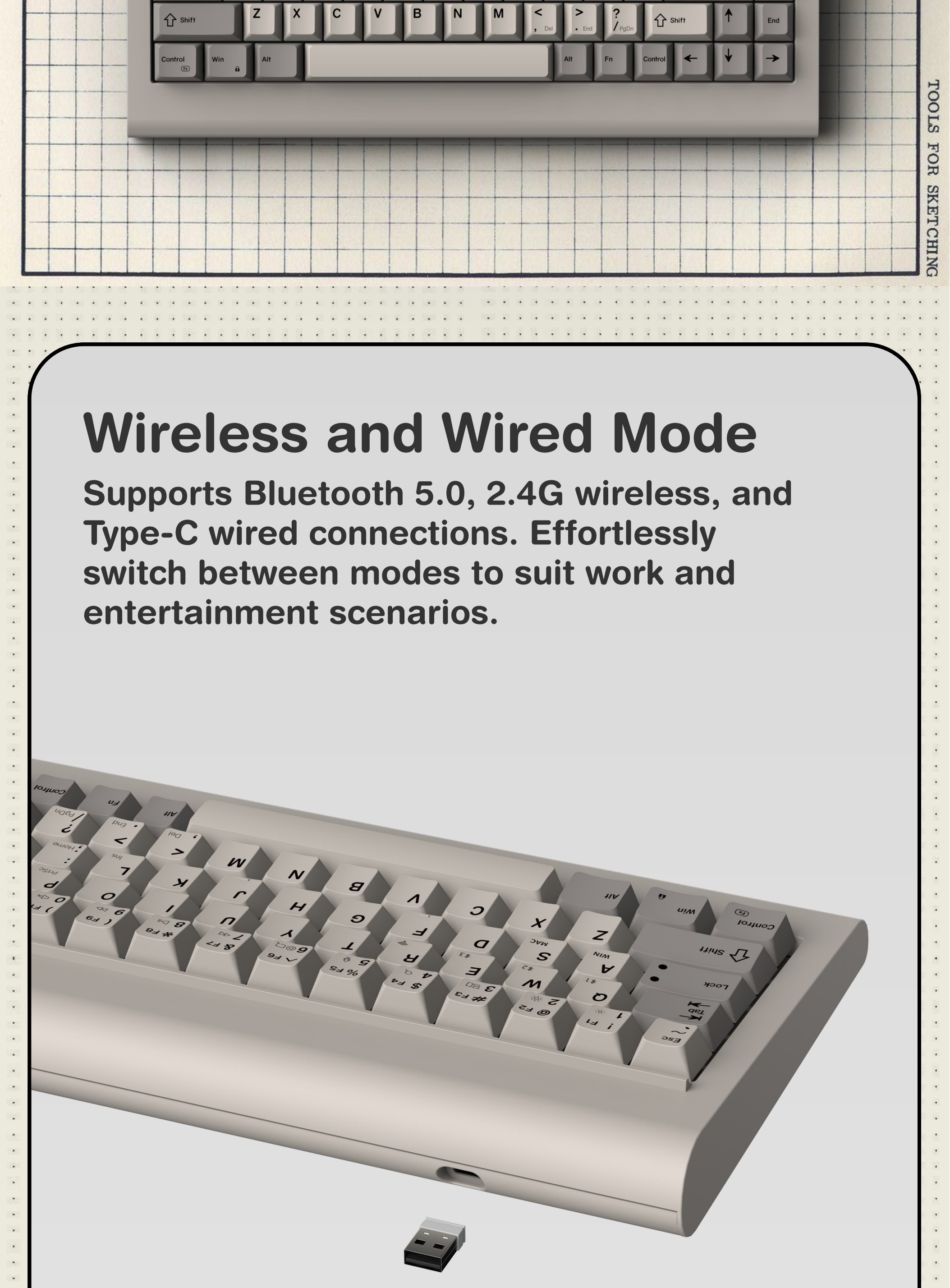 Kataaa Model VI Retro IBM PCJR Single Tri Mode Soldering Mechanical ...