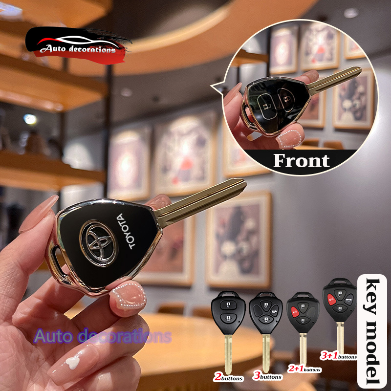 TOYOTA car key case For Toyota yaris/Fortuner/Vitz/Vigo/vios/Hilux ...