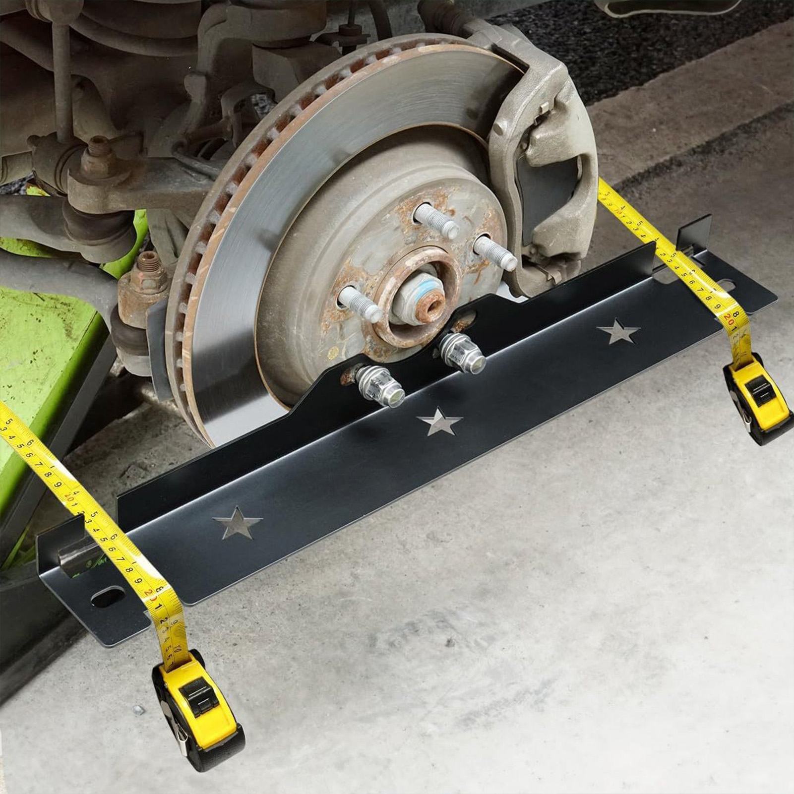 2-pack toe alignment tool plates, steel hanging hole design wheel ...