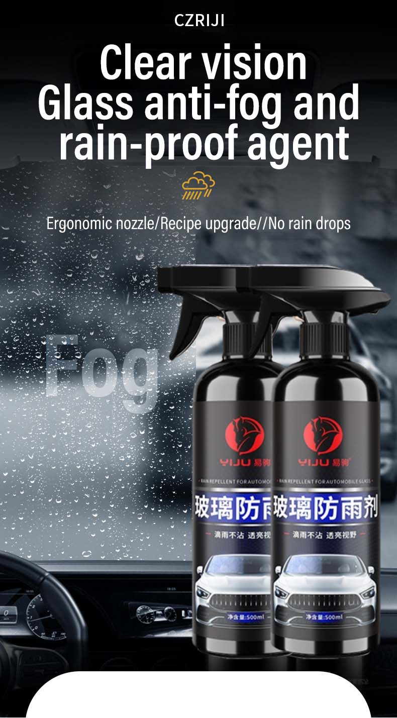 10 years of non-stick rain watermark remover car glass Spray 500ml car ...