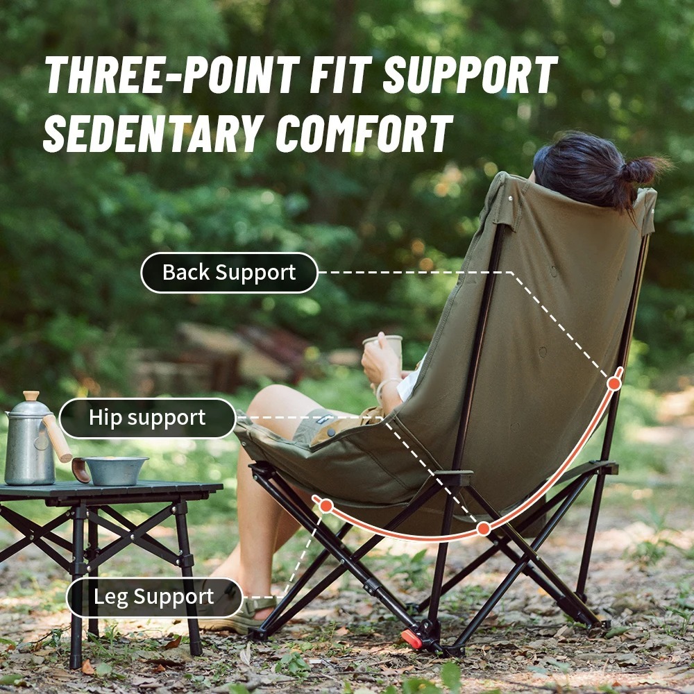 Camping Chair Add Cotton Moon Chair Foldable Hight Moon Chair Portable ...