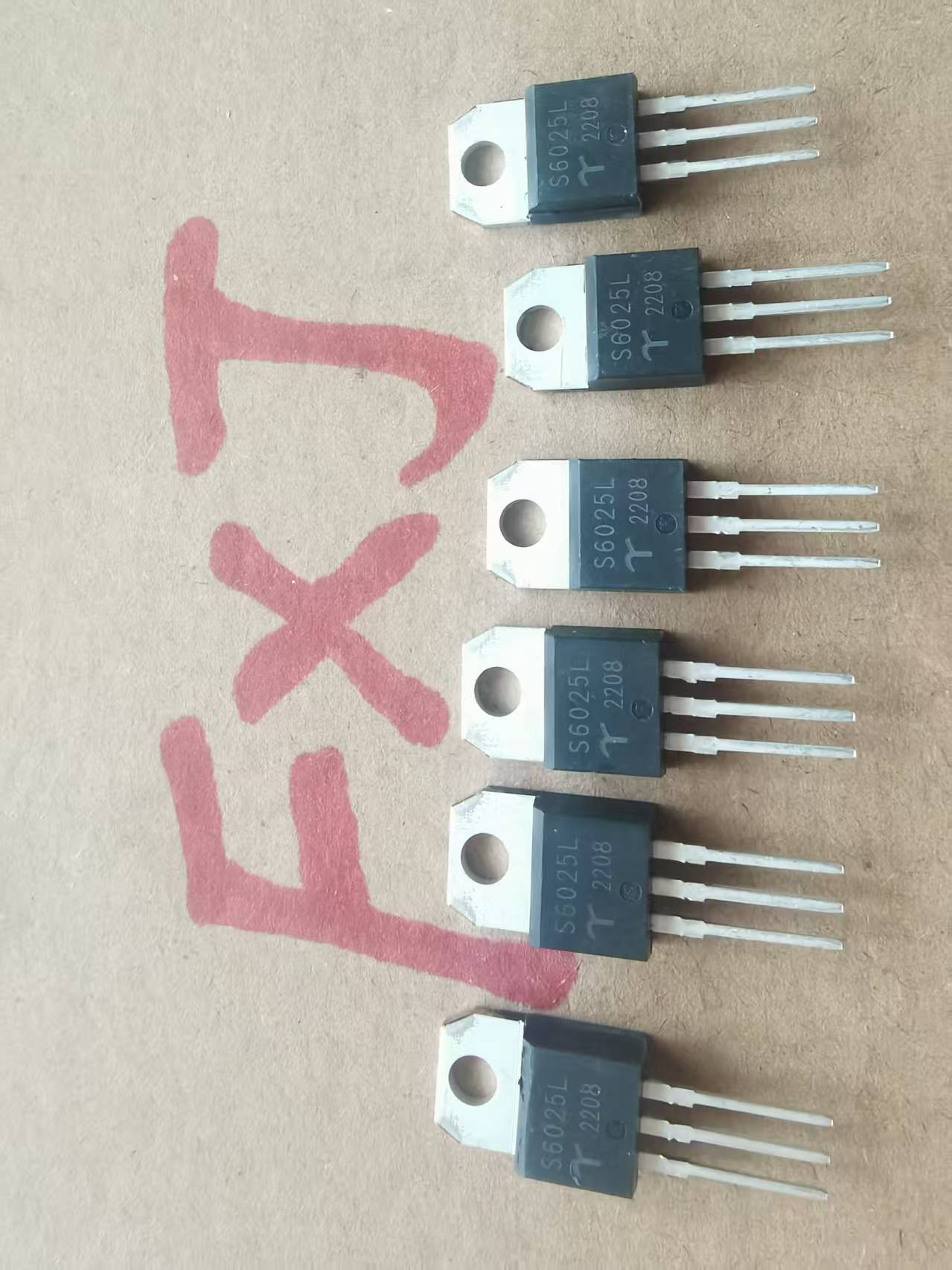 ((10 Pcs) S6025L One-Way Controllable Silicon S6025 25A 600V Brand New ...