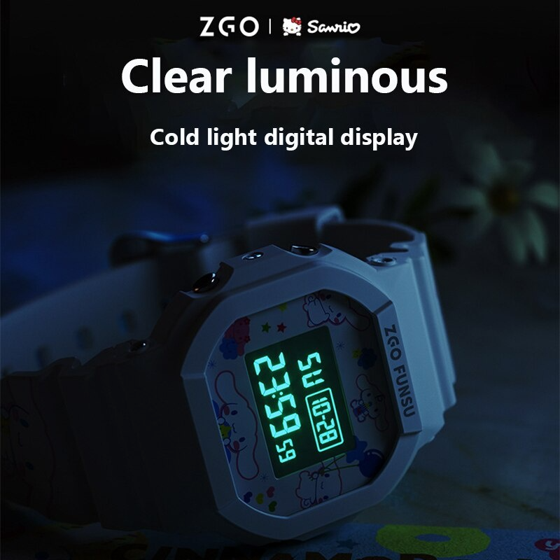 Perfect Sanrio Electronic Watch Children Cute Cinnamoroll Popular ...