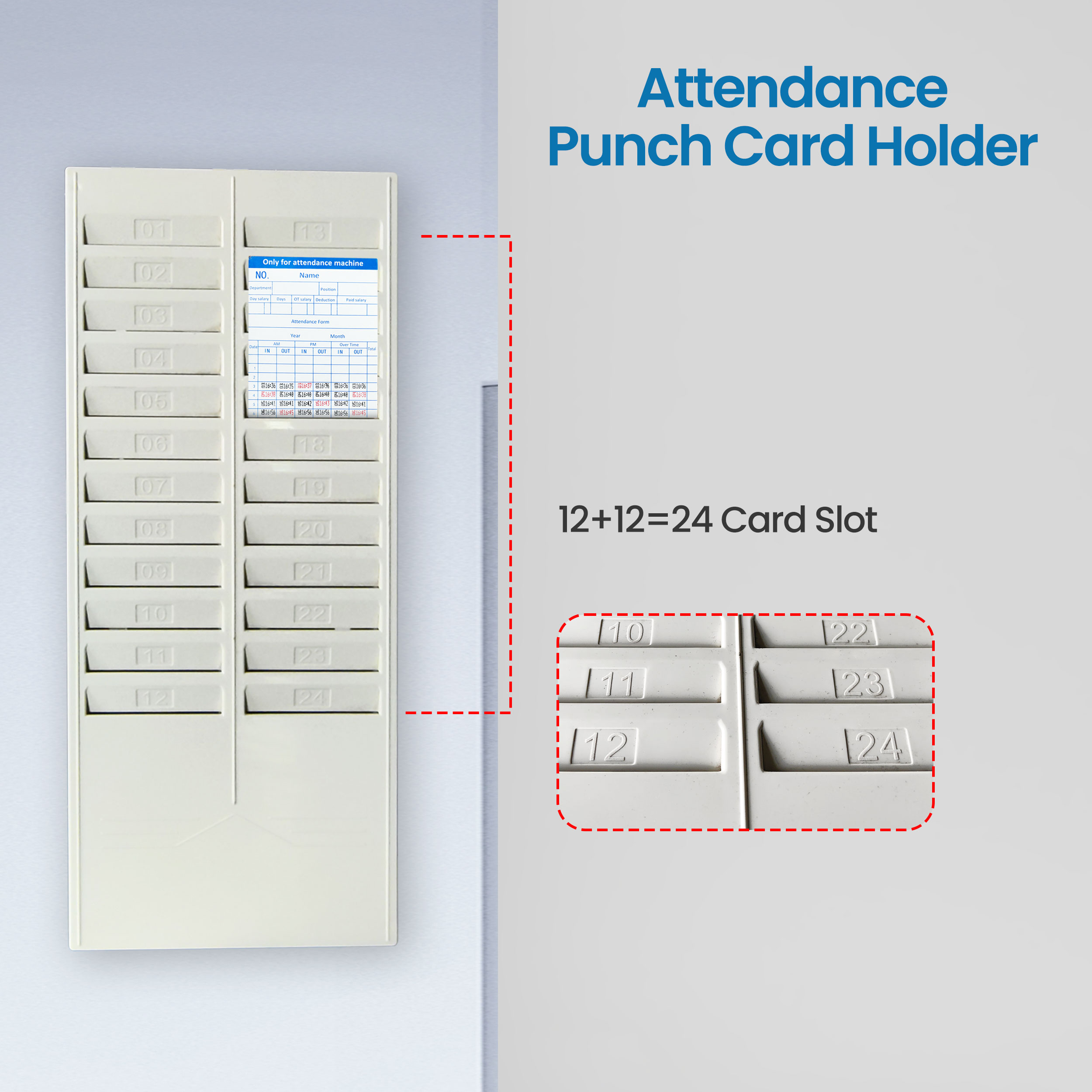 Attendance machine accessories Attendance punch card paper Attendance ...