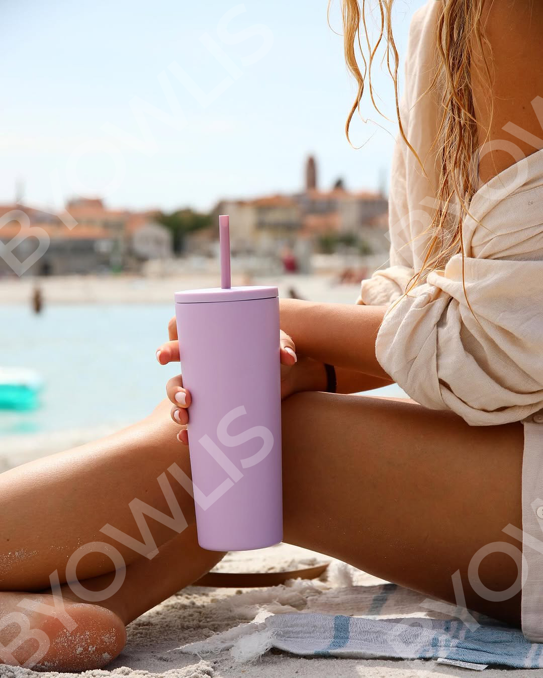Byowlis 2-in-1 Stainless Steel 24oz Insulated Travel Mug with Screw-On ...