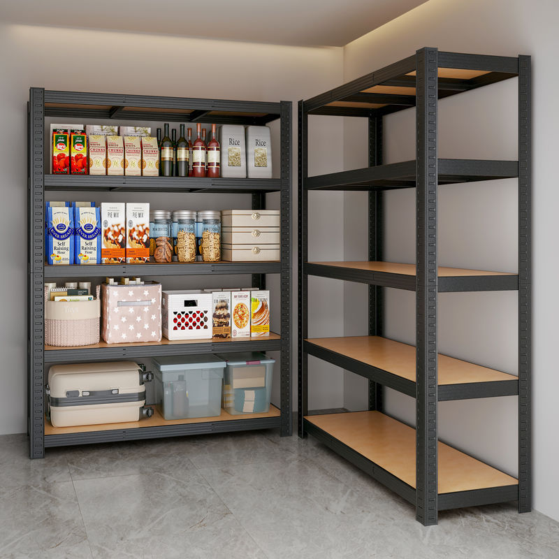 5 Tier 100*40*200cm Metal Boltless Rack Home kitchen Store Storage Rack ...