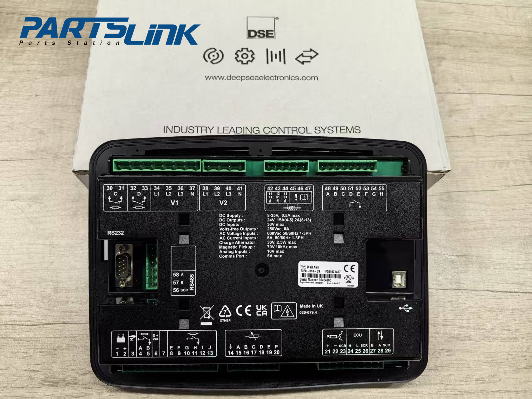 DSE7320 Deep Sea Electronics DSE 7320 MKII AMF Controller For Generator ...