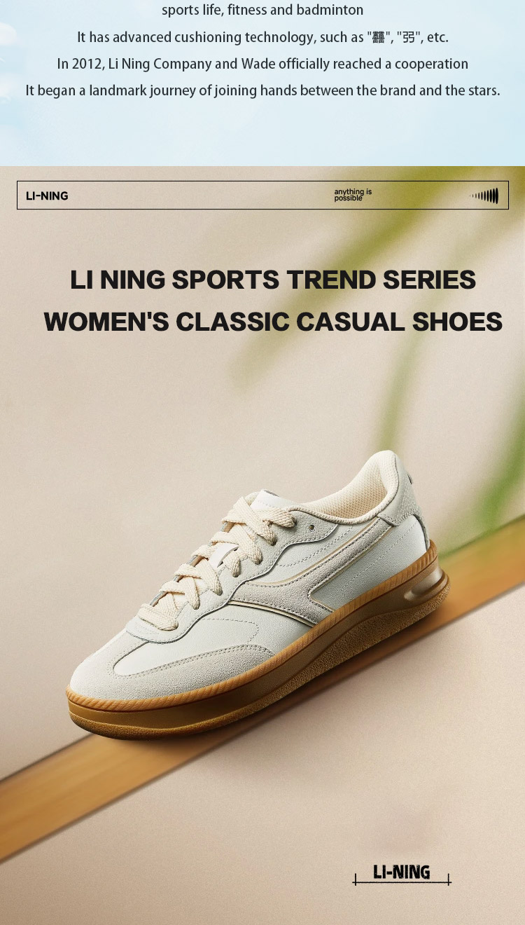 LI-NING LN IVY women's classic casual shoes AGCV028 Legit Official Store | Shopee Malaysia