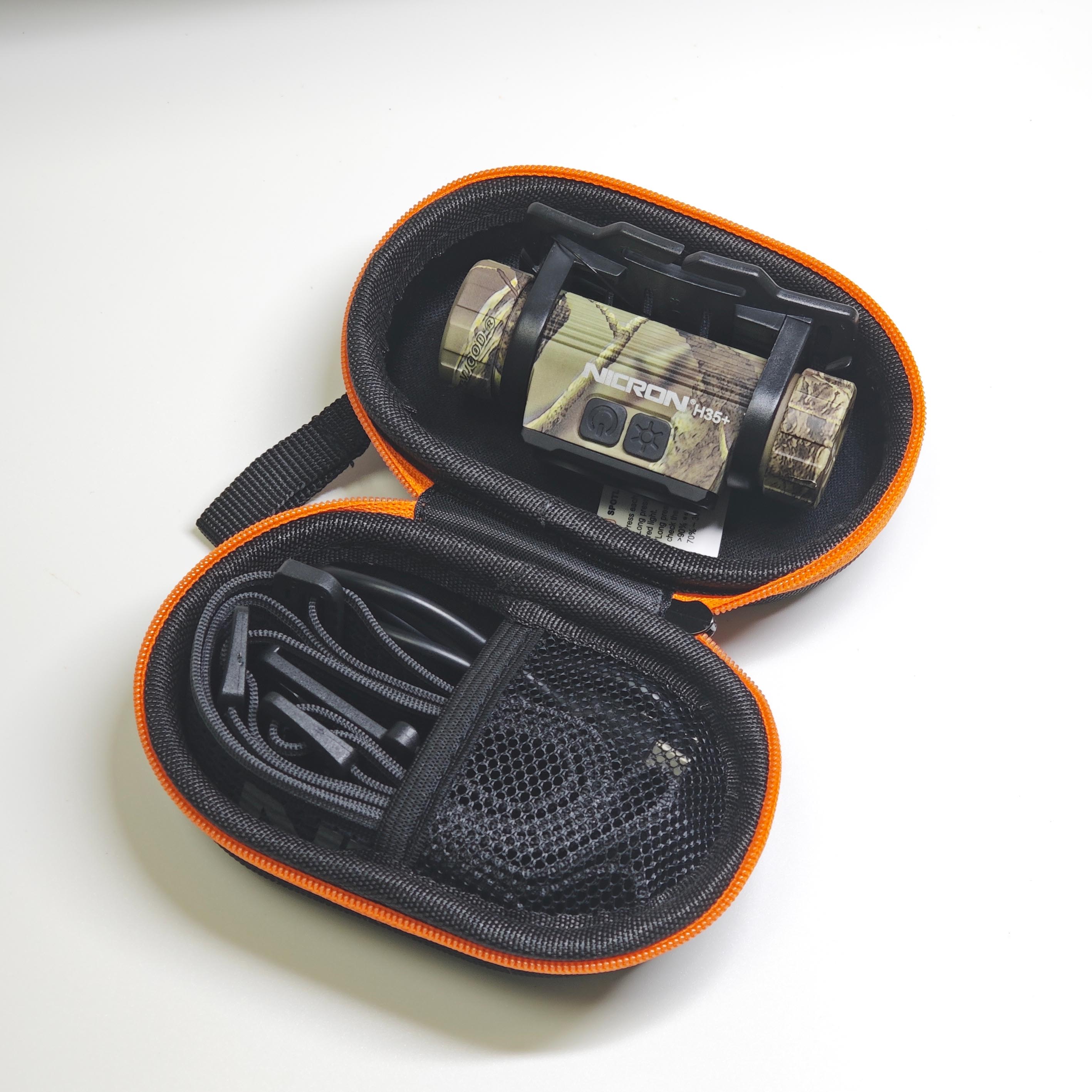 NICRON HB30 Headlamp Storage Case Head Light Storage Box mini ...