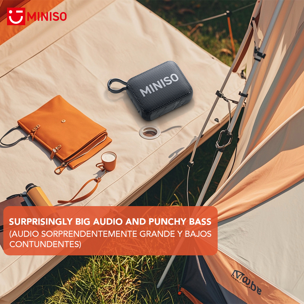 MINISO M101 Bluetooth Speaker True Wireless HIFI Stereo Outdoor Sports ...