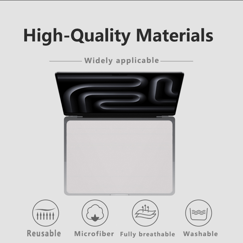High Quality Microfiber Cloth Cover Laptop Protector Keyboard Blanket ...