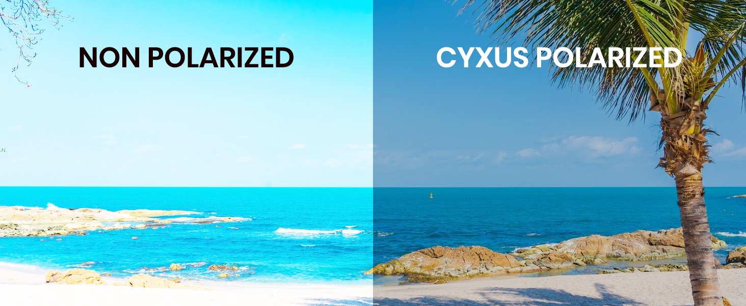 Cyxus Colours Polarized Sunglasses Women/Men UV400 Protection AntiGlare ...