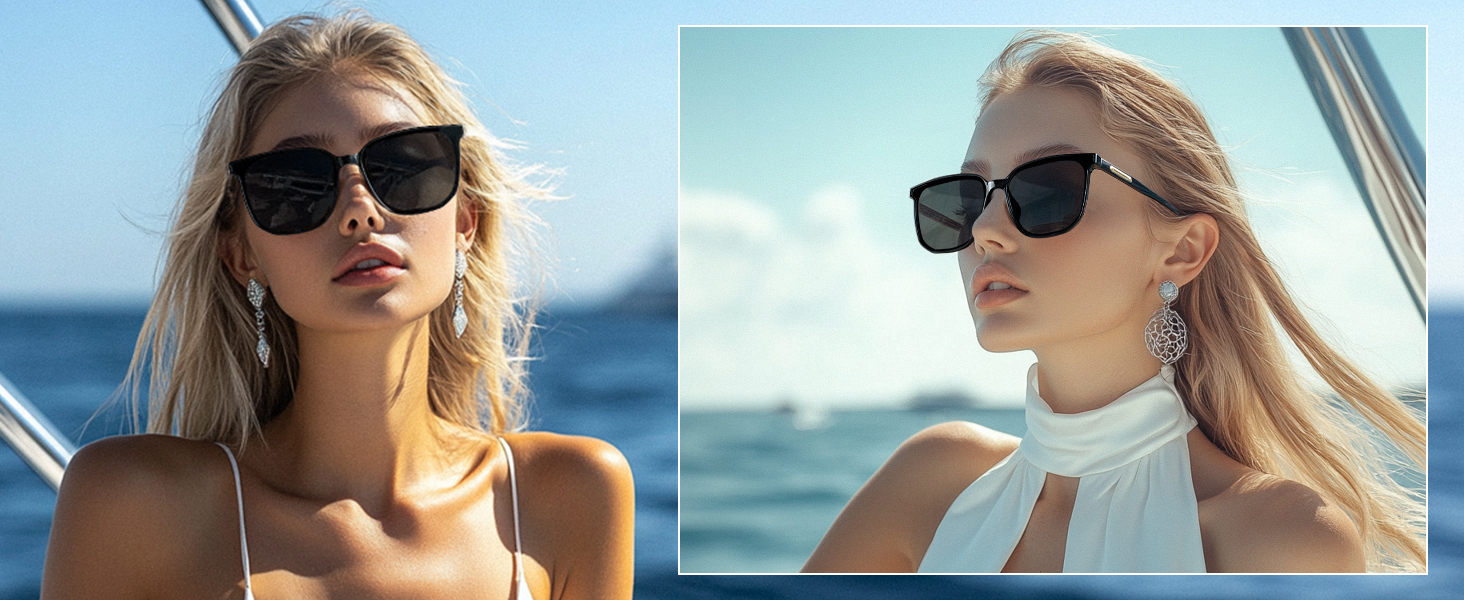 Cyxus Colours Polarized Sunglasses Women/Men UV400 Protection AntiGlare ...