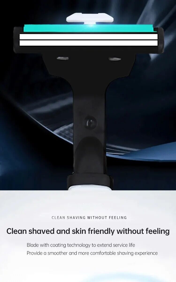 1 Blade Holder 3 0 Blades Universal Geely Double Layer Manual Razor ...