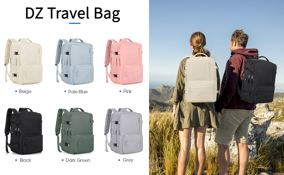MY available 30-45L Travel Bagpack woman expandable waterproof carry on ...