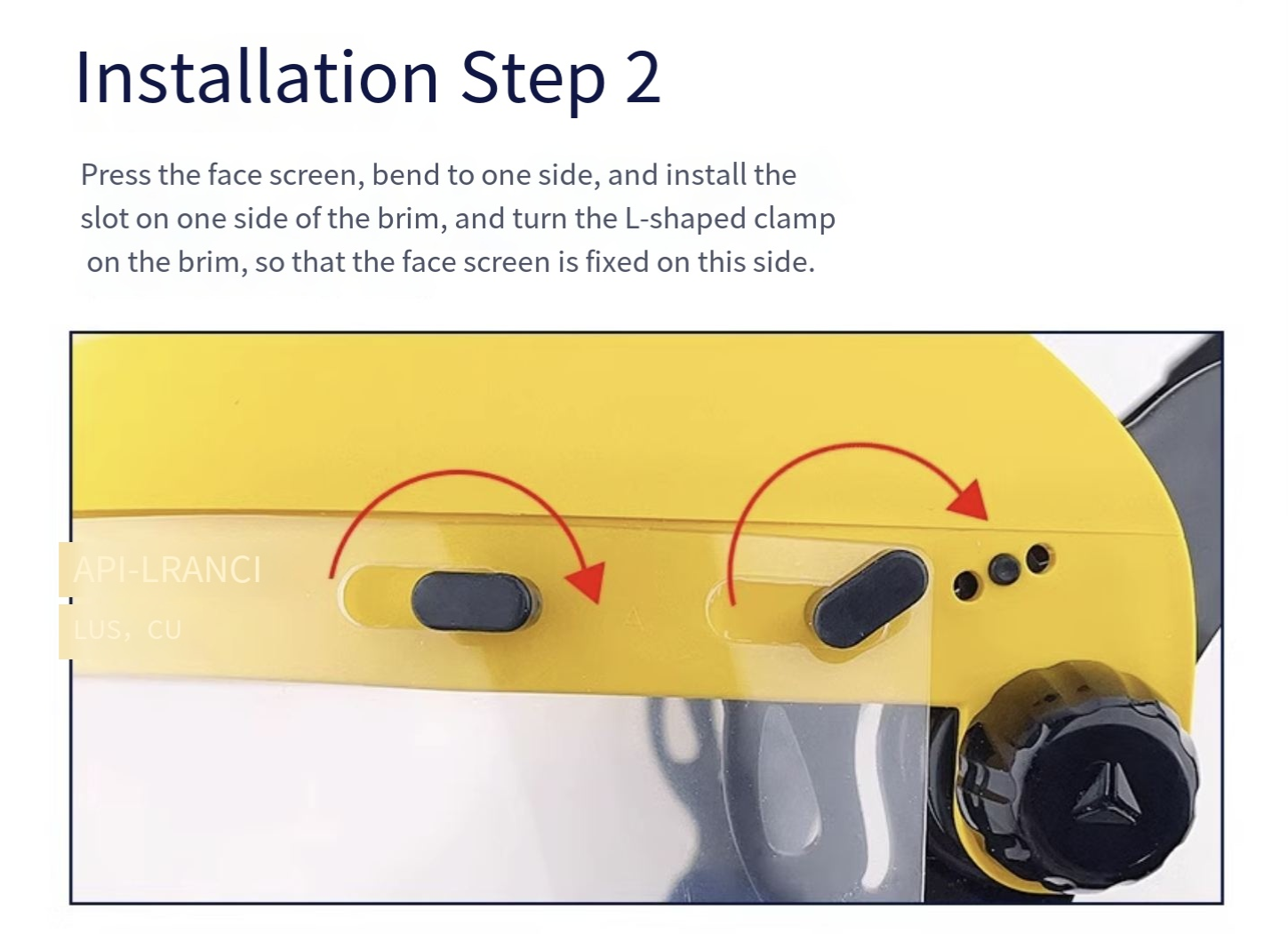 DELTA PLUS 101304 Face shield Chemical splash and impact protection ...