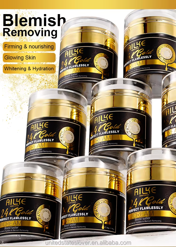 Ailke Natural Vegan Face Cream 50g Anti-Aging Brightening Private Label ...