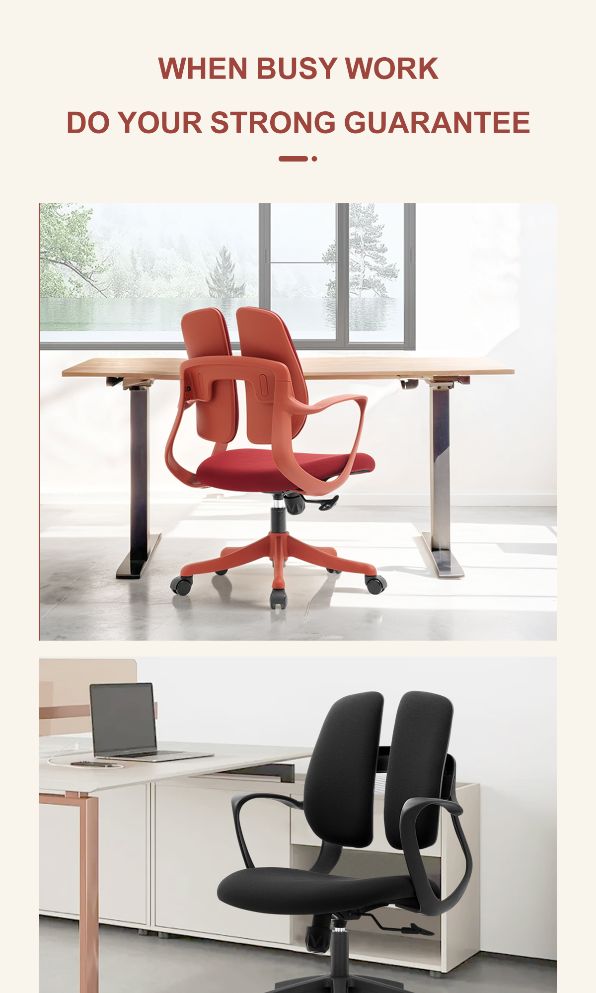 Wisdom Star Ergonomic Chair Dynamic Dual Backrests Chair Mid Back Chair ...
