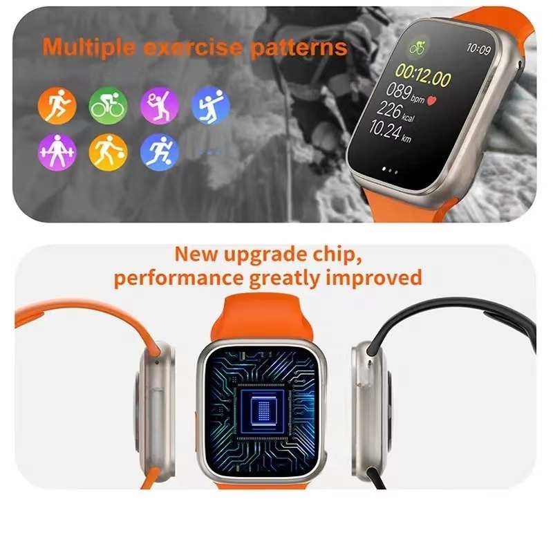 S9 Ultra Max Suit 7 in 1 Set Ultra SmartWatch Mini Portable Fan ...