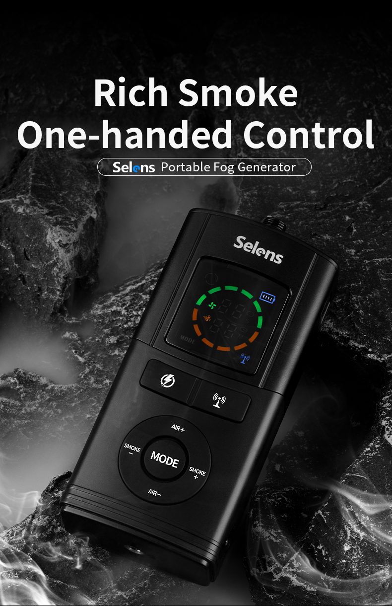 Selens New Photography Fog Machine Portable Fogging Maker Wireless ...