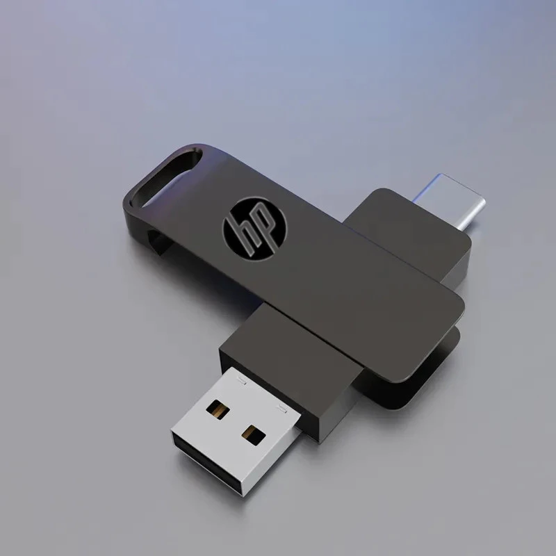 2TB USB Flash Drive 2 in 1 Metal Waterproof High Speed OTG Pendrive ...